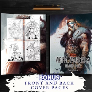 Viking Warriors Coloring Book: Explore Norse Sagas With Colors ...