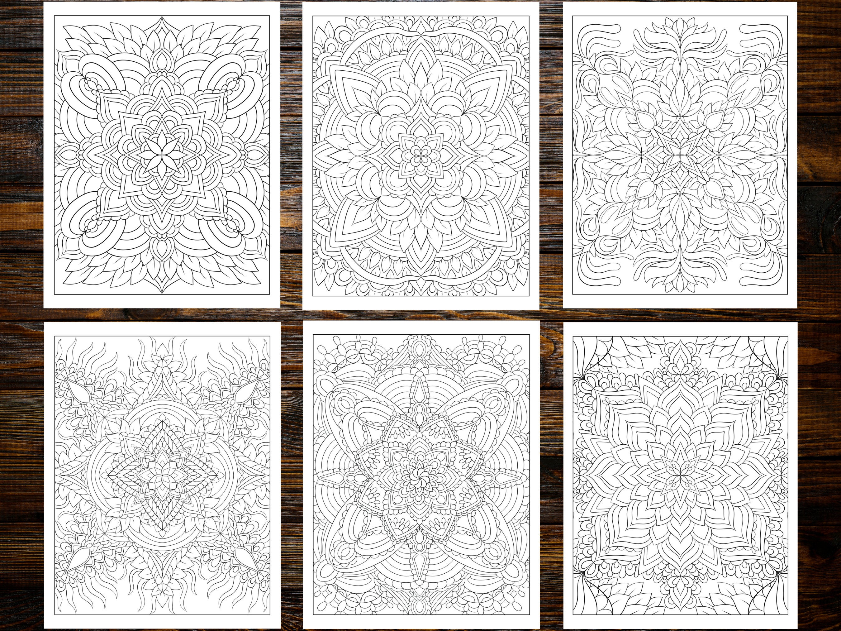 Mandala Patterns Coloring Book: 50 Intricate Pages for Relaxation ...