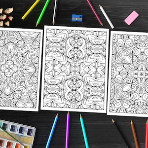 Zen Patterns Coloring Book: Discover Inner Peace Through Harmonious ...
