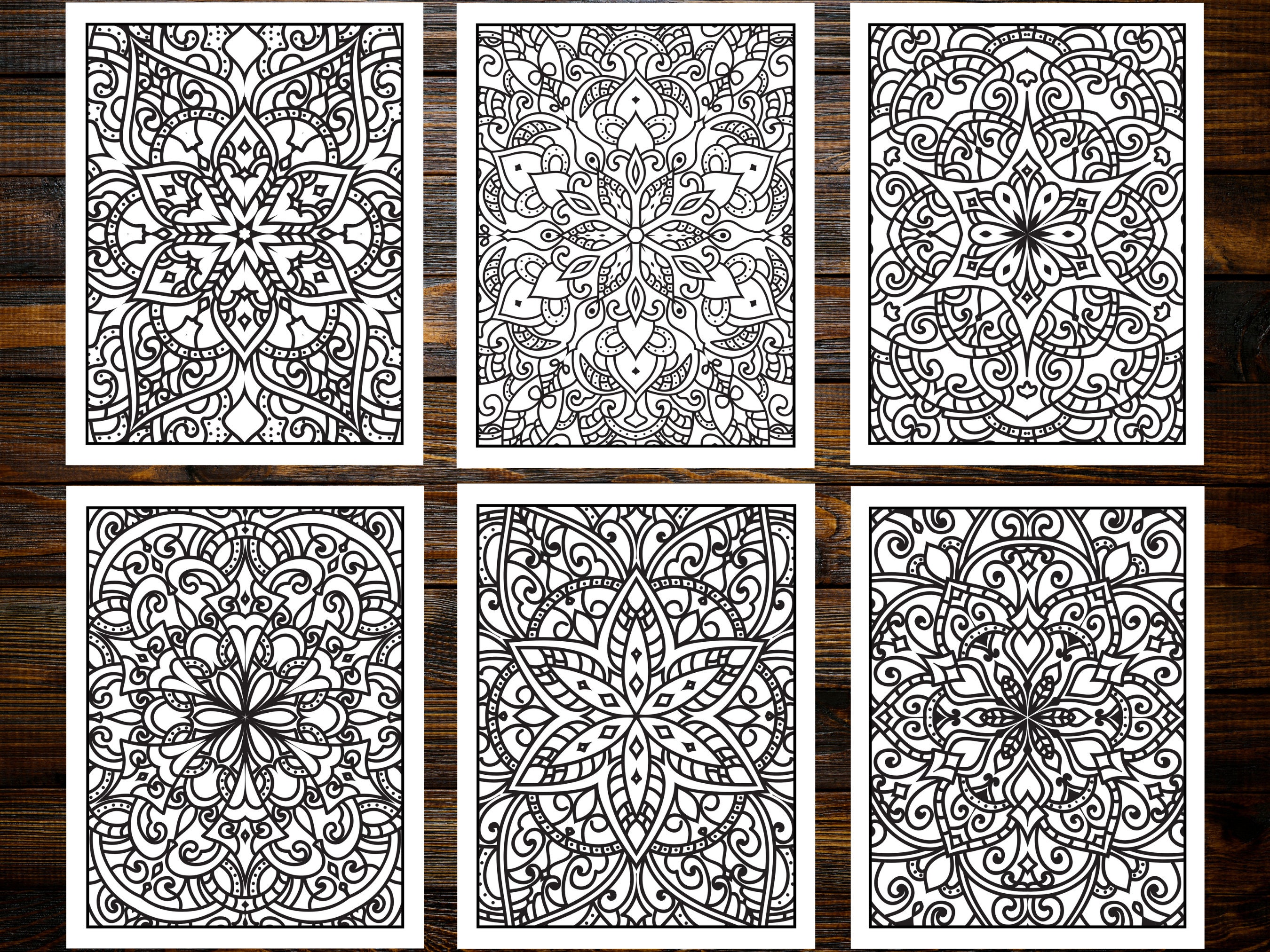 Zentangle Mandala Coloring Book: A Journey Through Intricate Designs ...