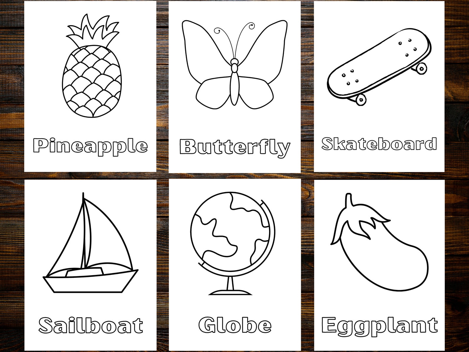 Big & Easy Coloring Book for Toddlers: 65 Easy Coloring Pages of Cute ...