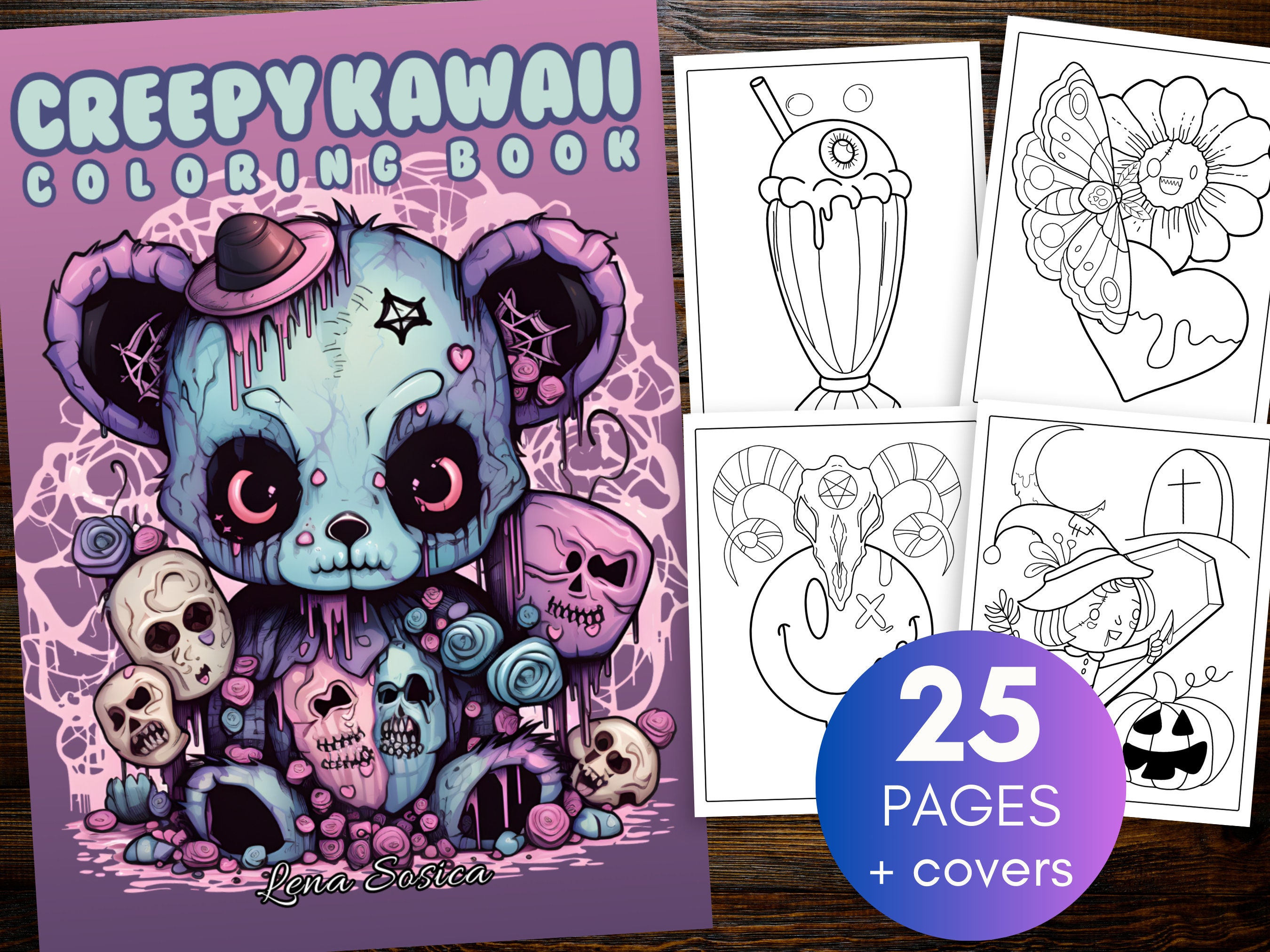 Creepy Kawaii Coloring Book: A Spooktacular Coloring Adventure to ...