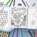 Fruits Coloring Book: A Juicy Coloring Adventure printable Pages - Etsy