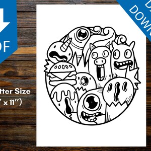 Doodle Fun Coloring Pages: Get Ready to Giggle - Colorful Adventures ...