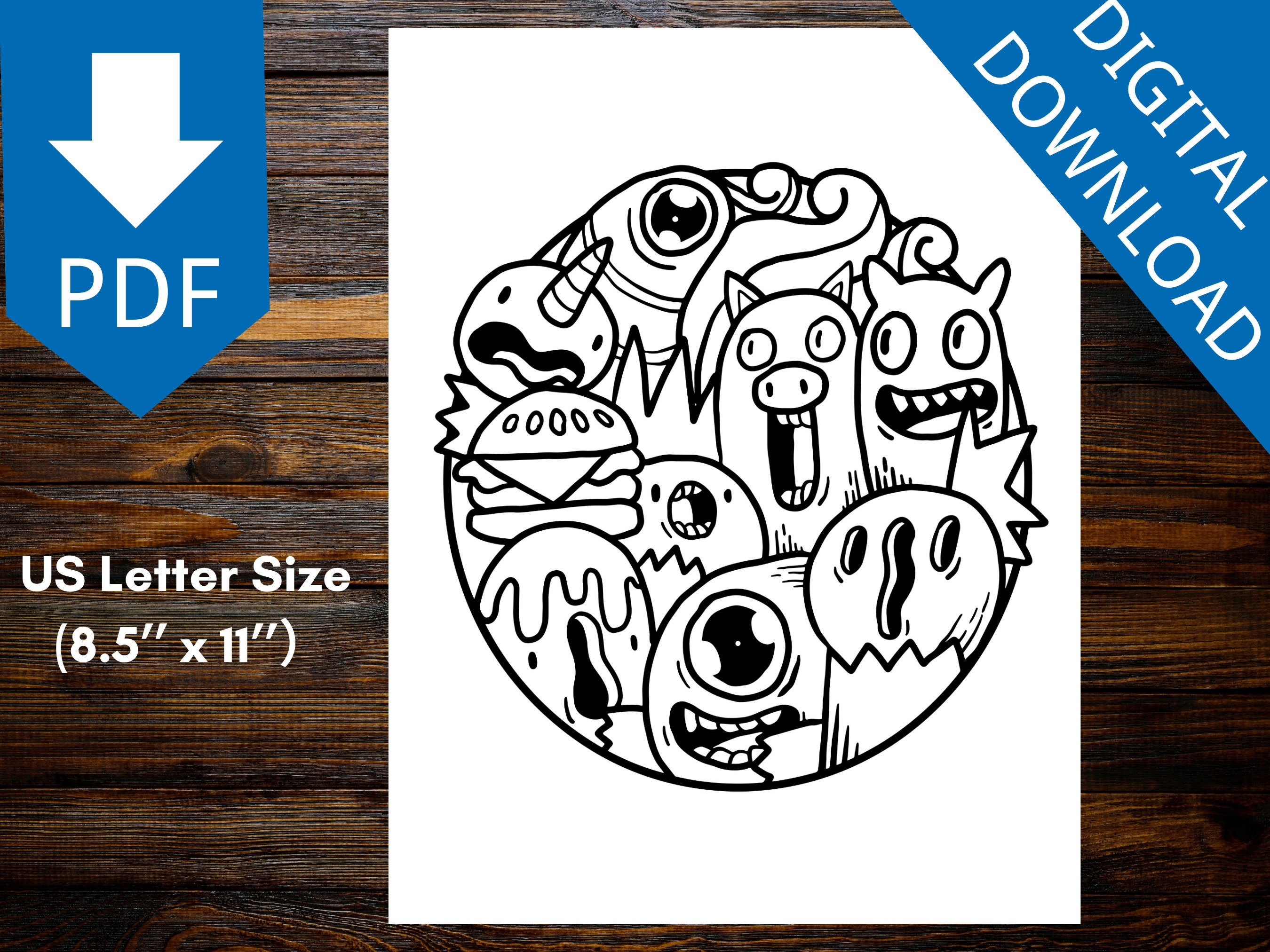 Doodle Fun Coloring Pages: Get Ready to Giggle Colorful Adventures With ...