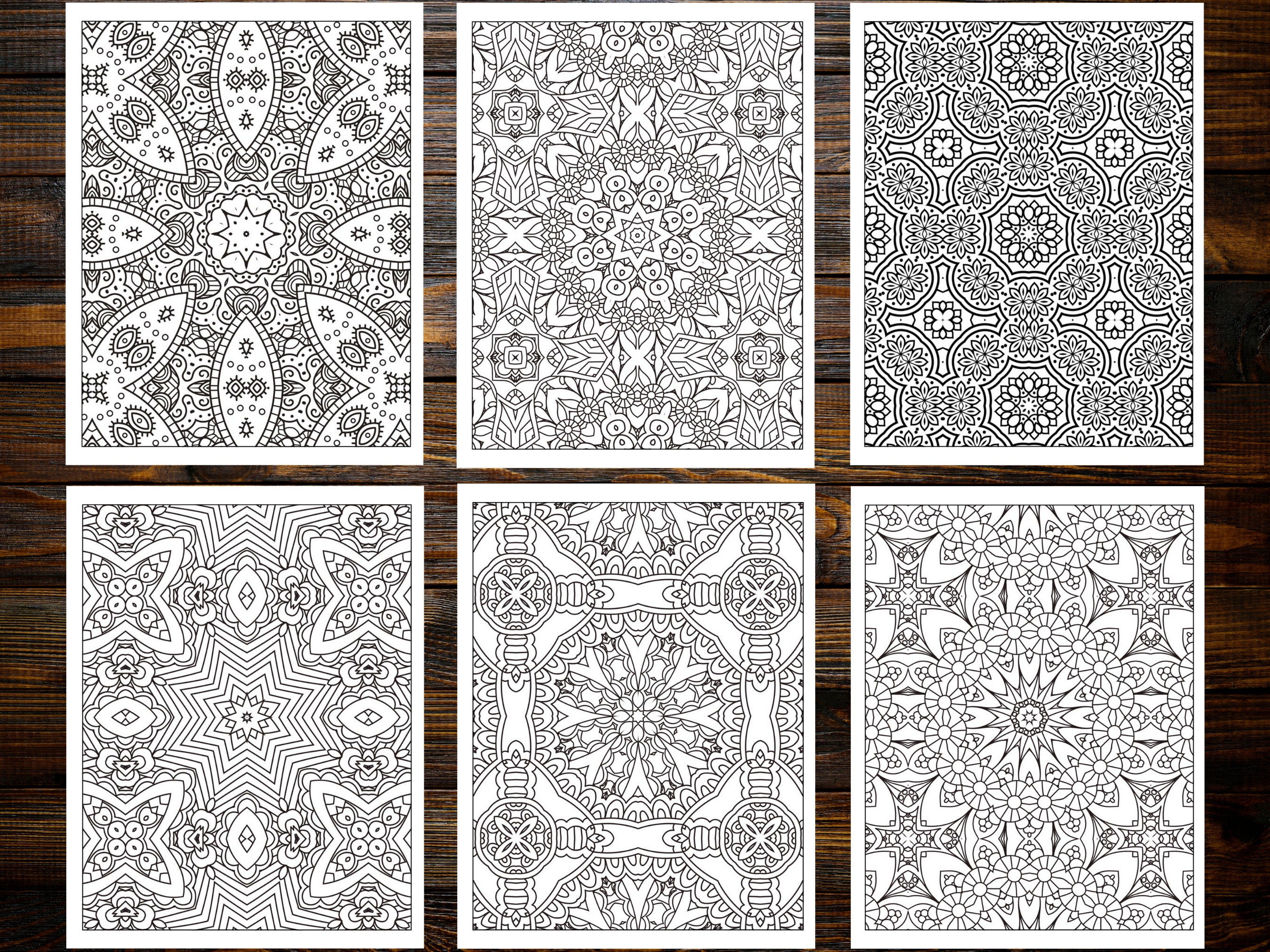 Intricate Mandalas Coloring Book: Mindful Creations for Stress Relief ...