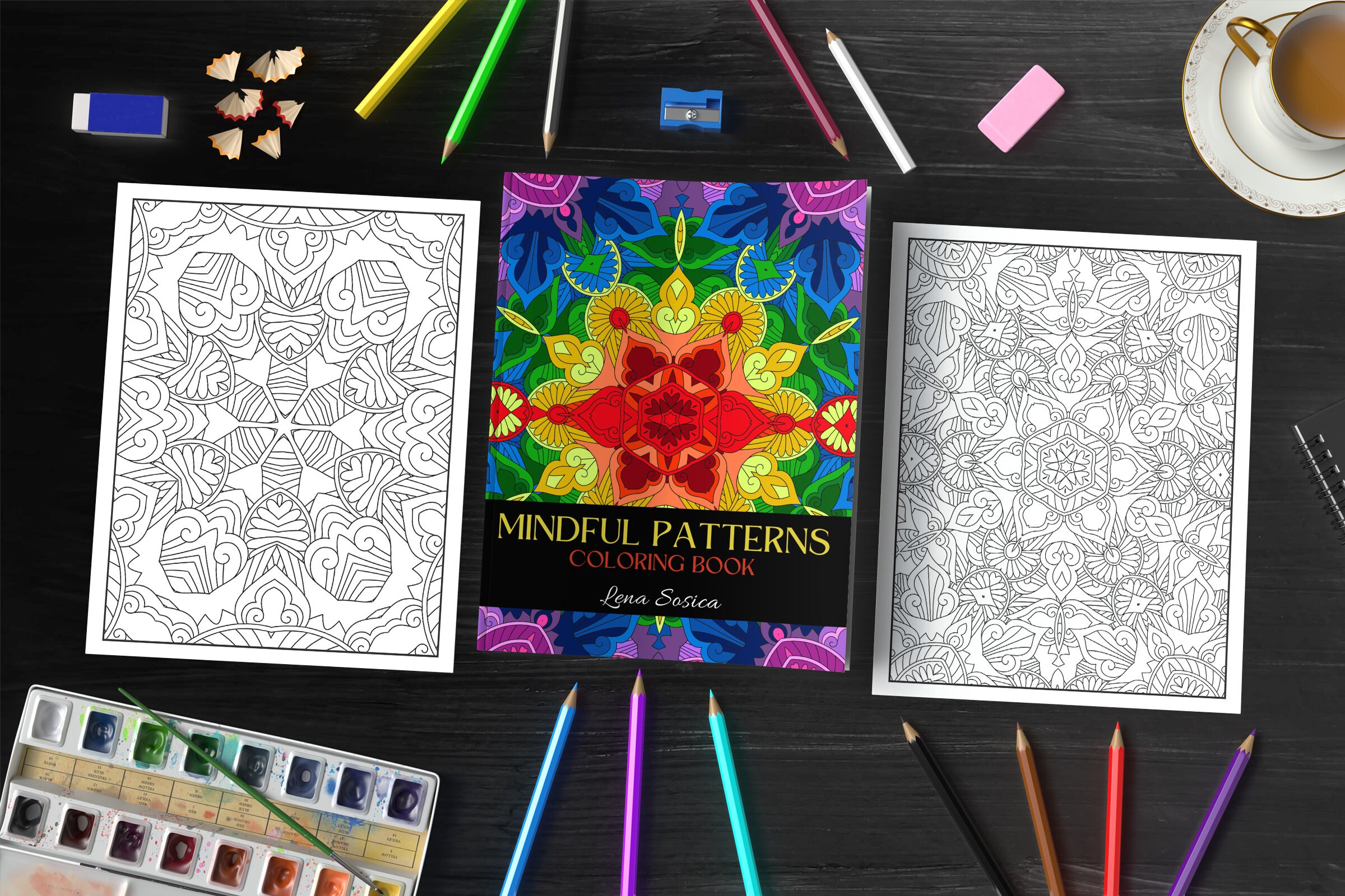 Mindful Patterns Coloring Book: A Soothing Collection of Relaxing Patterns for Stress Relief - Etsy