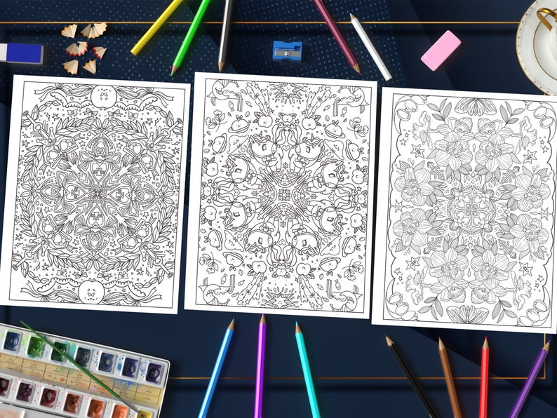 Stress Relief Doodle Mandalas Coloring Book: Find Relief From the ...