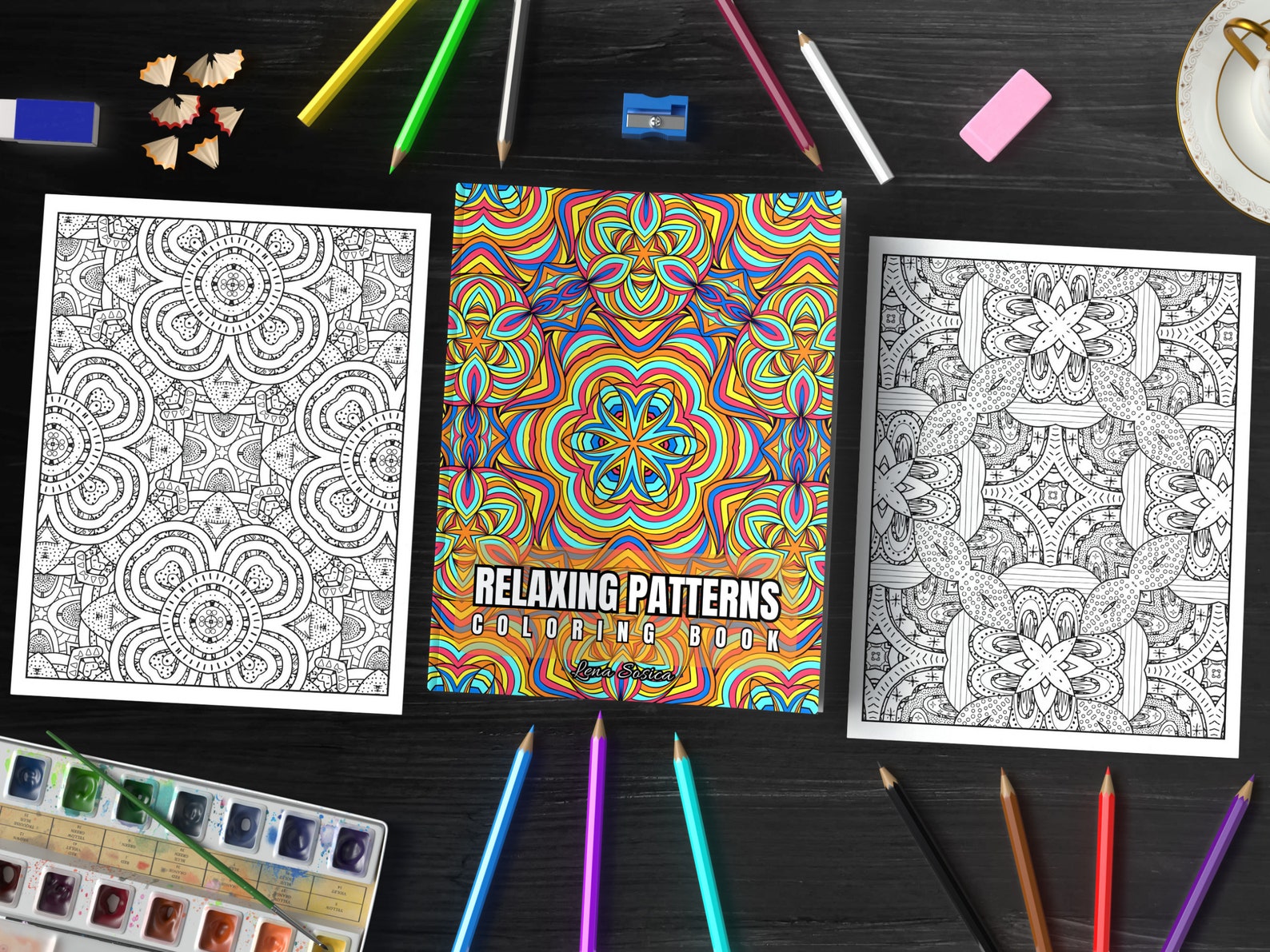 Relaxing Patterns Coloring Book: Where Artistry Meets Inner Peace ...