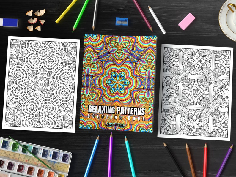 Relaxing Patterns Coloring Book: Where Artistry Meets Inner Peace ...
