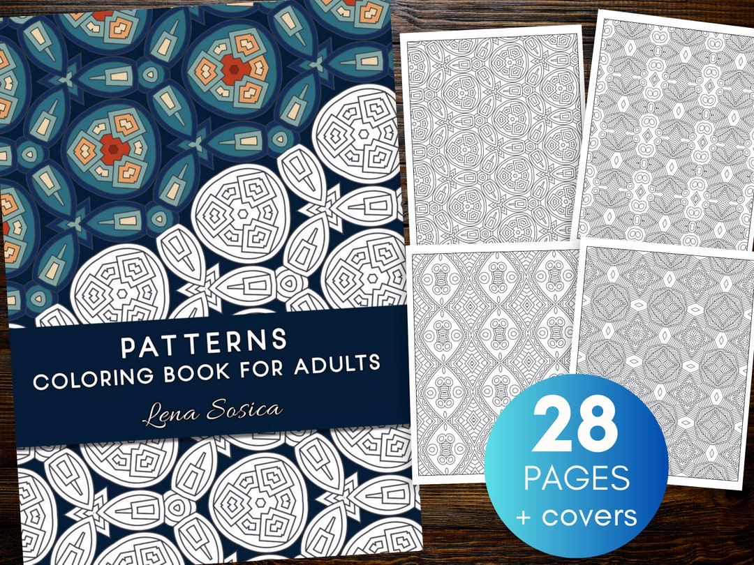 Patterns Coloring Book for Adults: Intricate Geometric Designs for ...