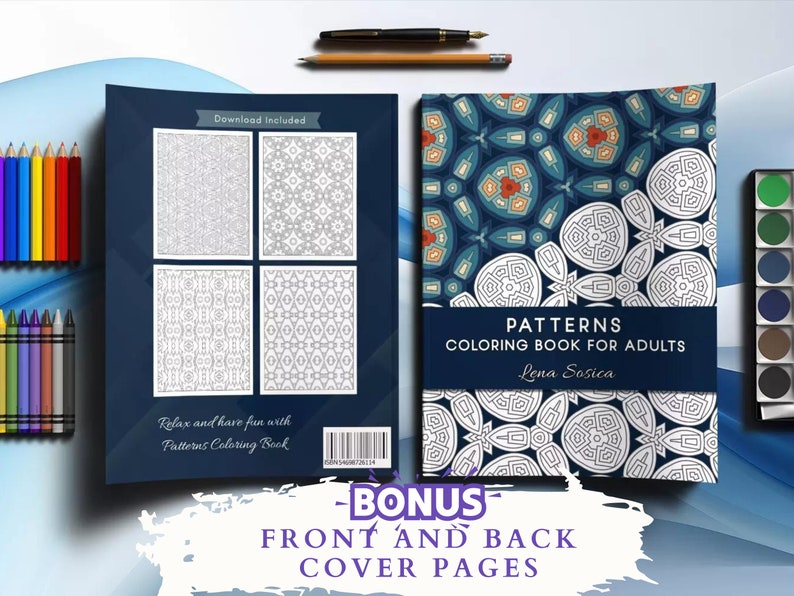 Patterns Coloring Book for Adults: Intricate Geometric Designs for ...