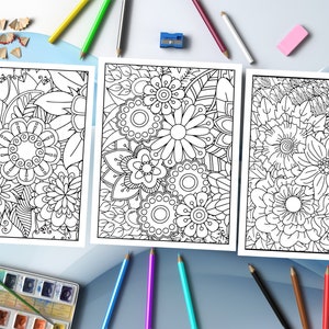 Blossom Bliss Coloring Book: Exploring Serenity Through Floral Artistry ...