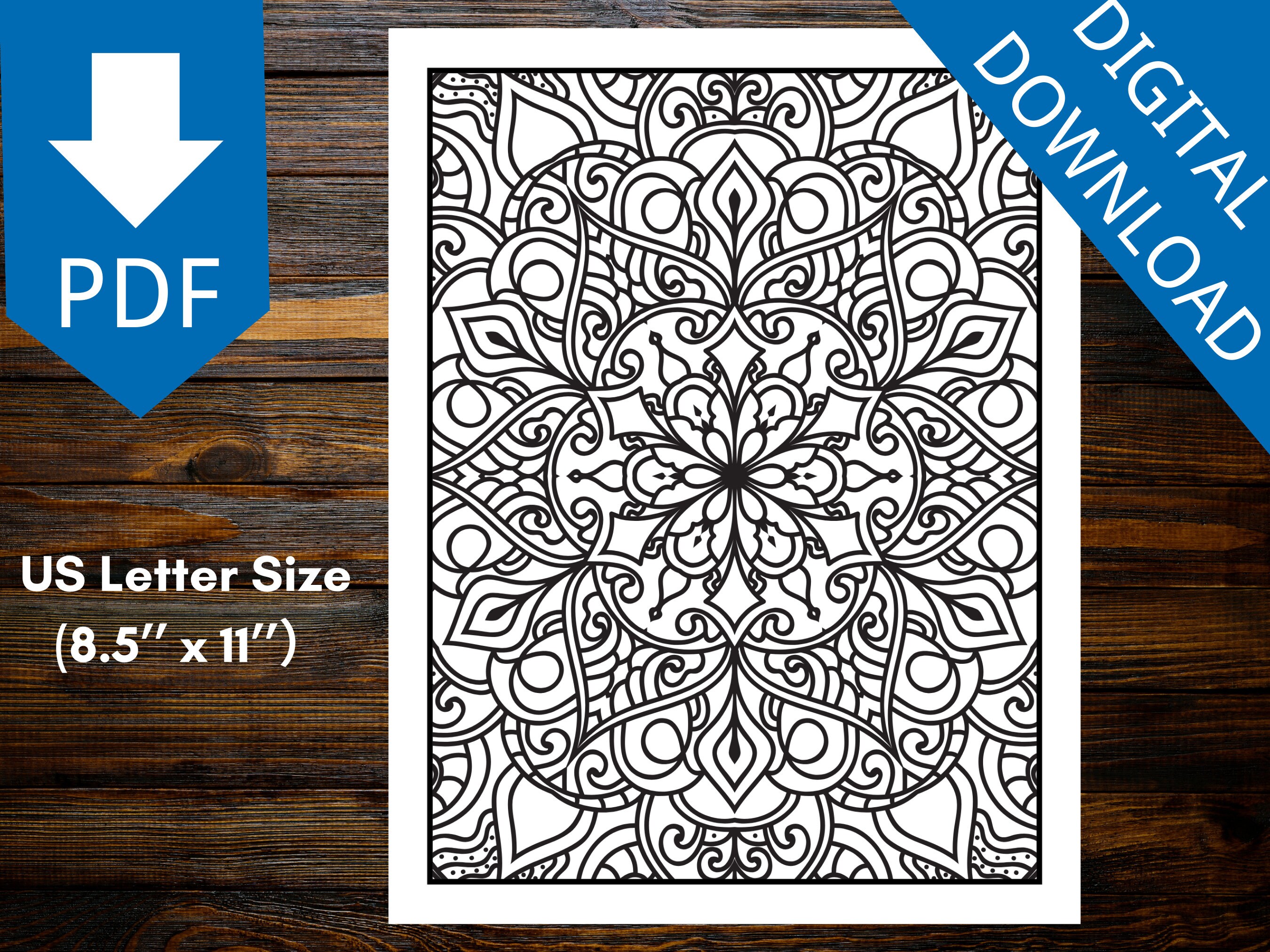 Zentangle Mandala Coloring Book: A Journey Through Intricate Designs ...