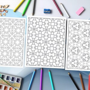 Patterns Coloring Book for Adults: Intricate Geometric Designs for ...