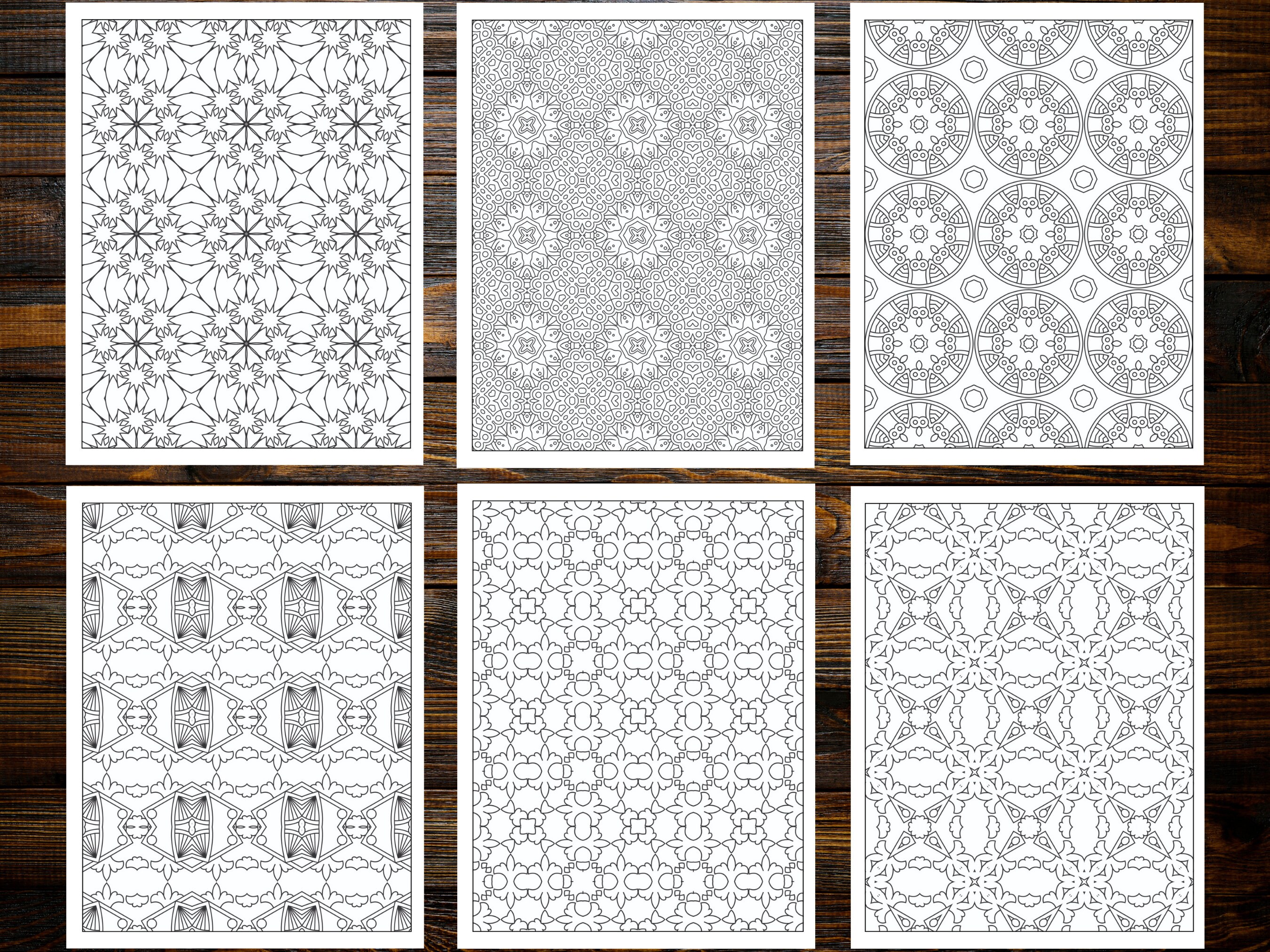 Patterns Coloring Book for Adults: Intricate Geometric Designs for ...