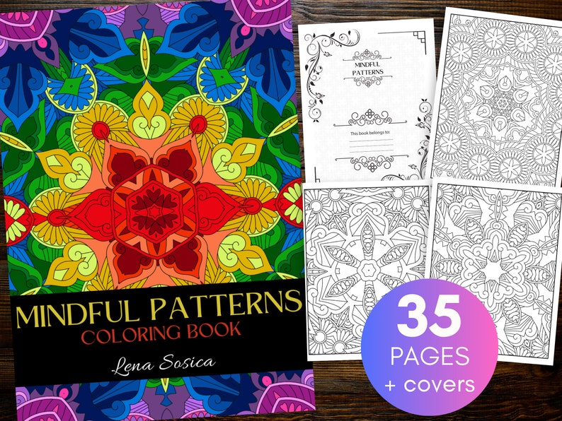 Mindful Patterns Coloring Book: A Soothing Collection of Relaxing ...
