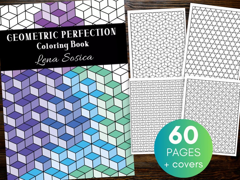 Geometric Perfection Coloring Book: Coloring the Beauty of Predictive ...