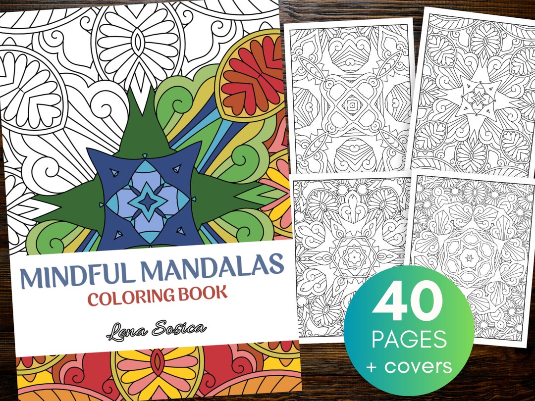 Mindful Mandalas Coloring Book Captivating Mandalas for Stress Relief ...