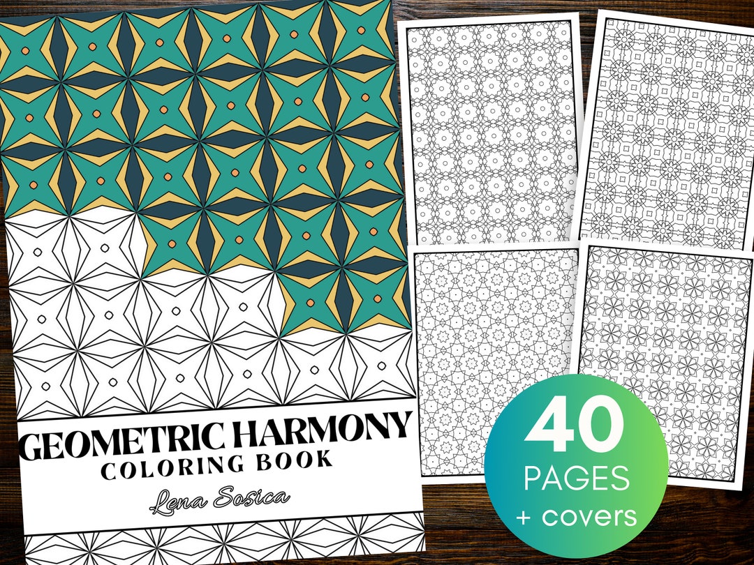 Geometric Harmony Coloring Book: Discover the Artistic Delights of ...