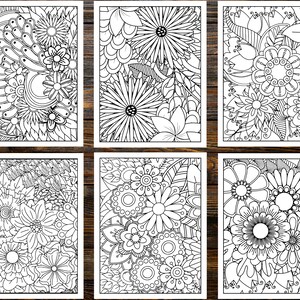 Blossom Bliss Coloring Book: Exploring Serenity Through Floral Artistry ...