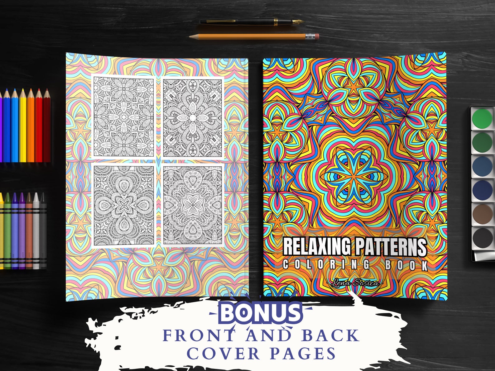 Relaxing Patterns Coloring Book: Where Artistry Meets Inner Peace ...