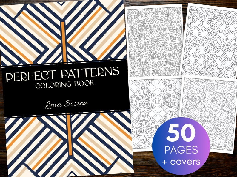 Perfect Patterns Coloring Book: Patterns of Harmony - Embrace Serenity ...