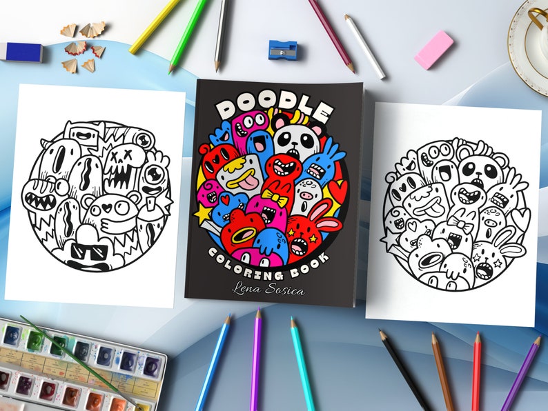 Doodle Fun Coloring Pages: Get Ready to Giggle Colorful Adventures With ...