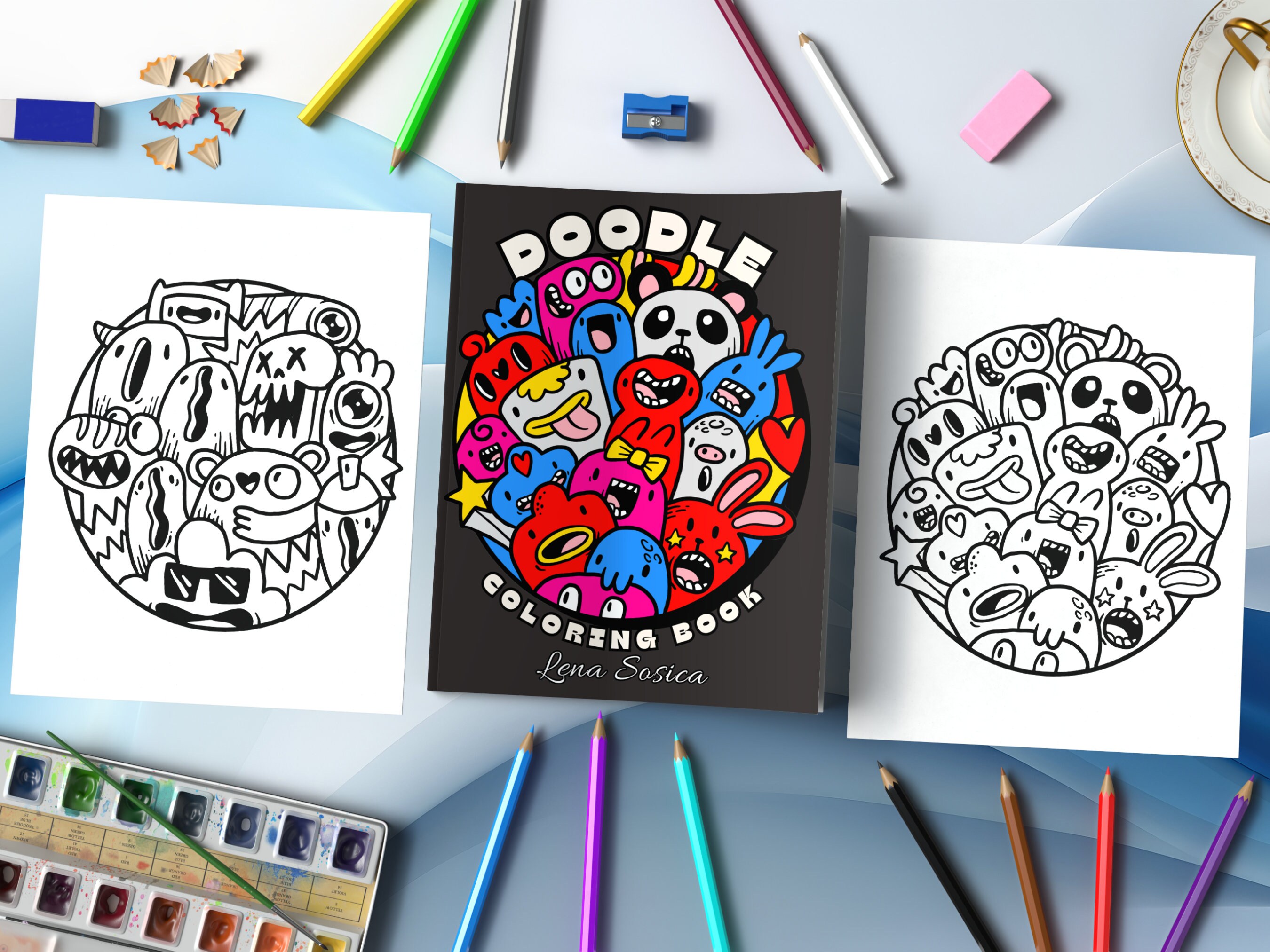 Doodle Fun Coloring Pages: Get Ready to Giggle Colorful Adventures With ...