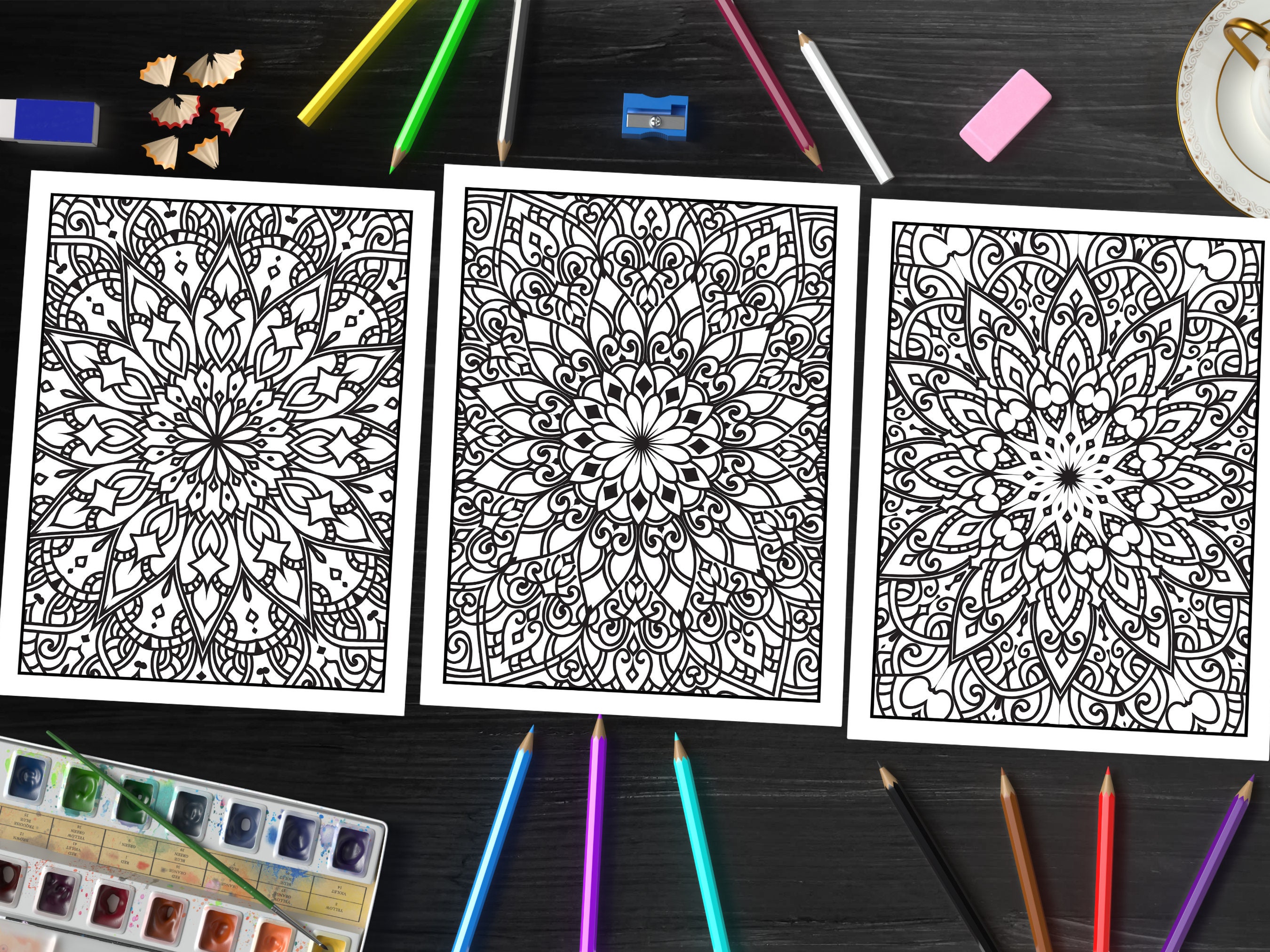 Mandala Coloring for Stress Relief: Finding Inner Peace Through Art ...