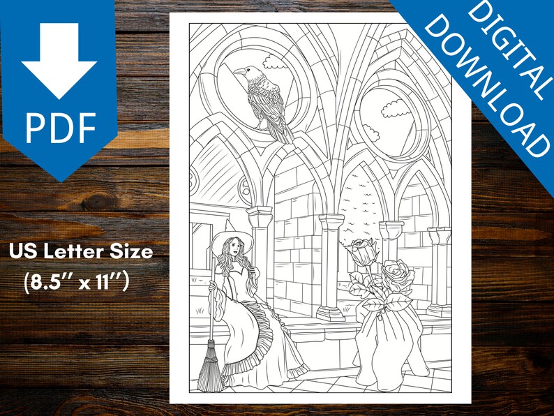 Witchcraft - Magic Spells Coloring Book: Dive Into the World of Witches ...