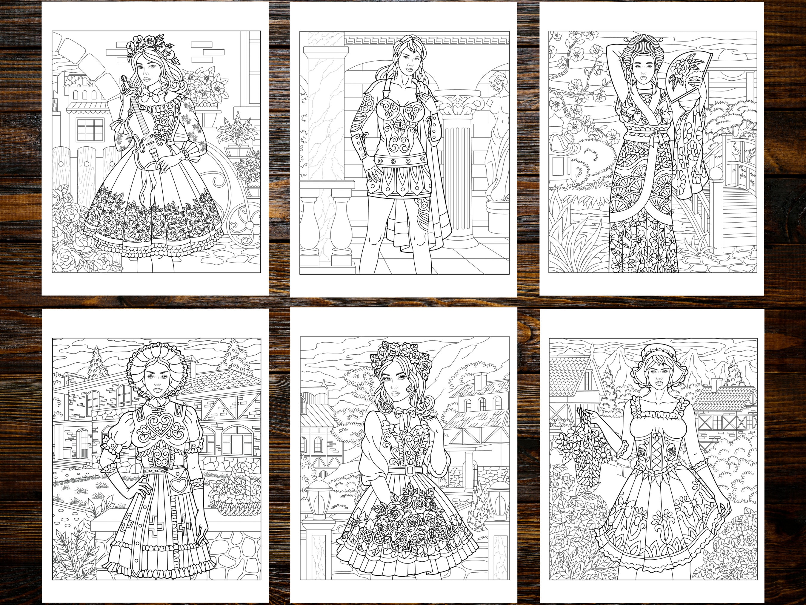 Timeless Women Coloring Book: Celebrate the Diversity of Women Across ...