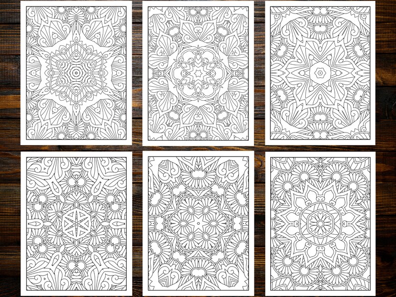 Mindful Mandalas Coloring Book Captivating Mandalas for Stress Relief ...
