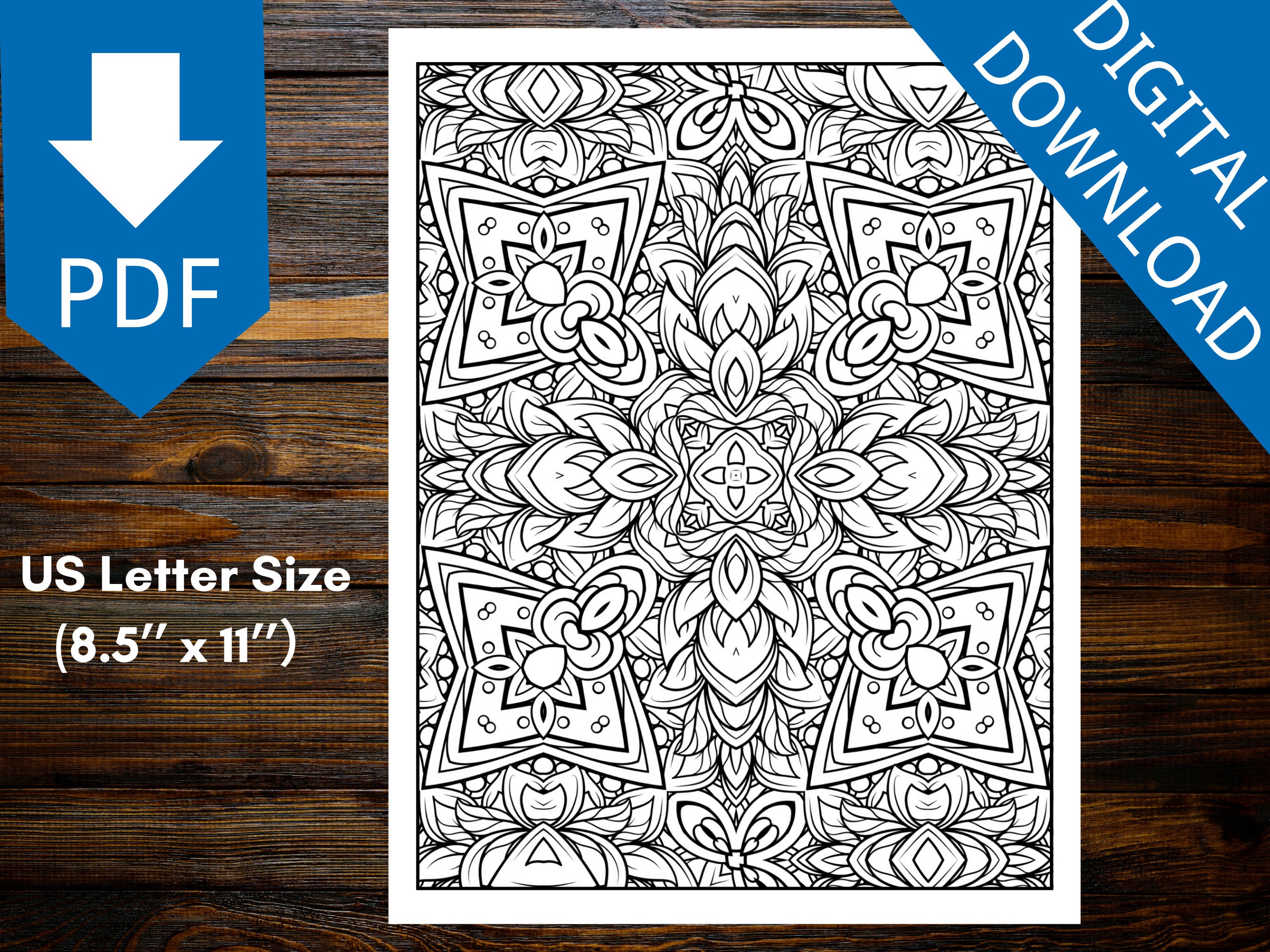Zen Patterns Coloring Book: Discover Inner Peace Through Harmonious ...