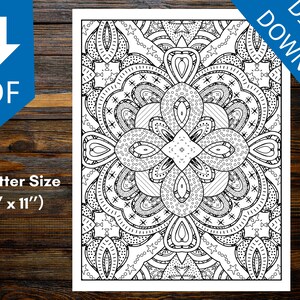 Relaxing Patterns Coloring Book: Where Artistry Meets Inner Peace ...