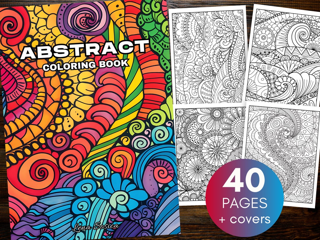Abstract Coloring Book: Unleash Your Inner Artist With Mesmerizing ...