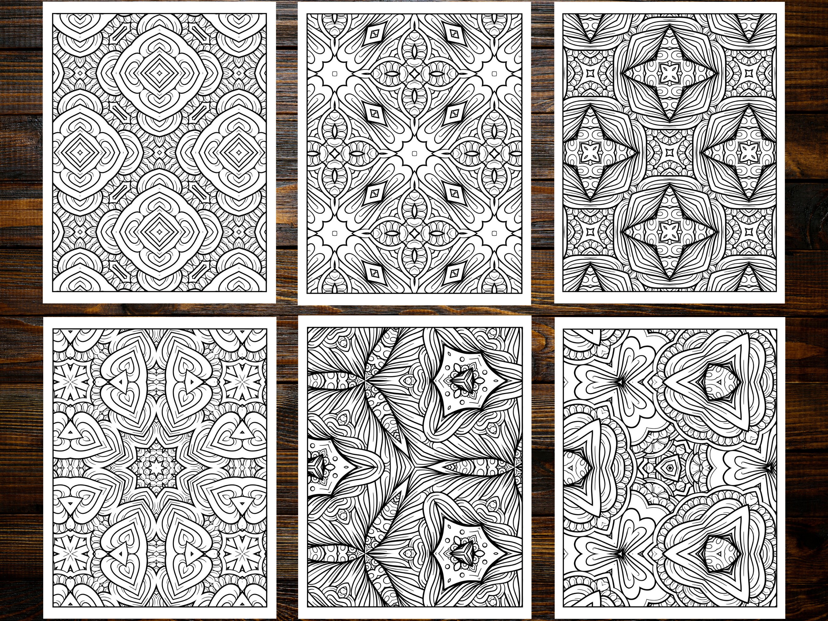 Abstract Patterns Coloring Book: Let Your Imagination Run Wild With ...