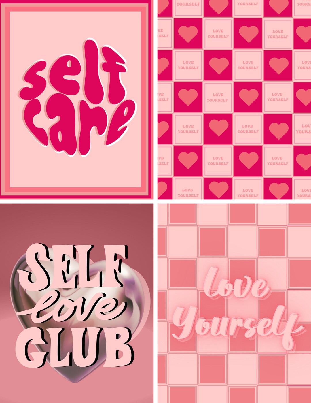 Self Love / Self Care Posters PNG/PDF - Etsy