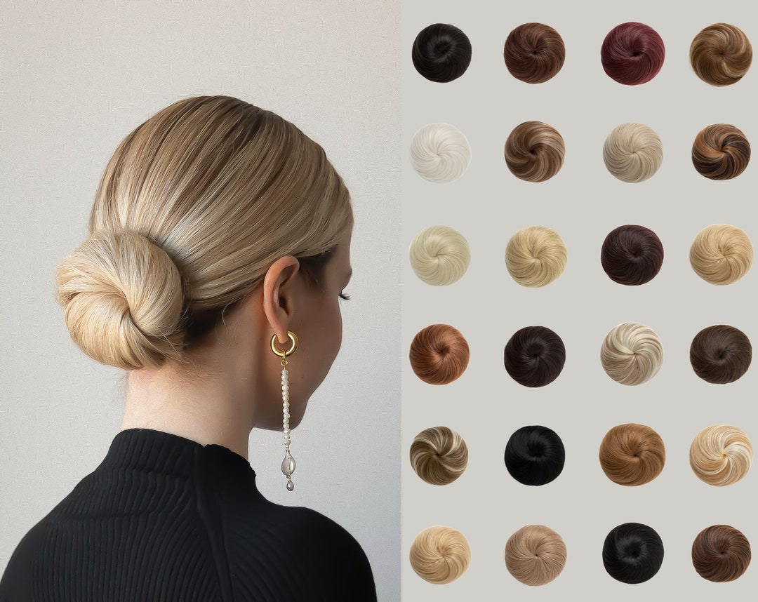 Ballet Hair Bun Extension Hair Piece Hair Scrunchie Updo - Etsy UK