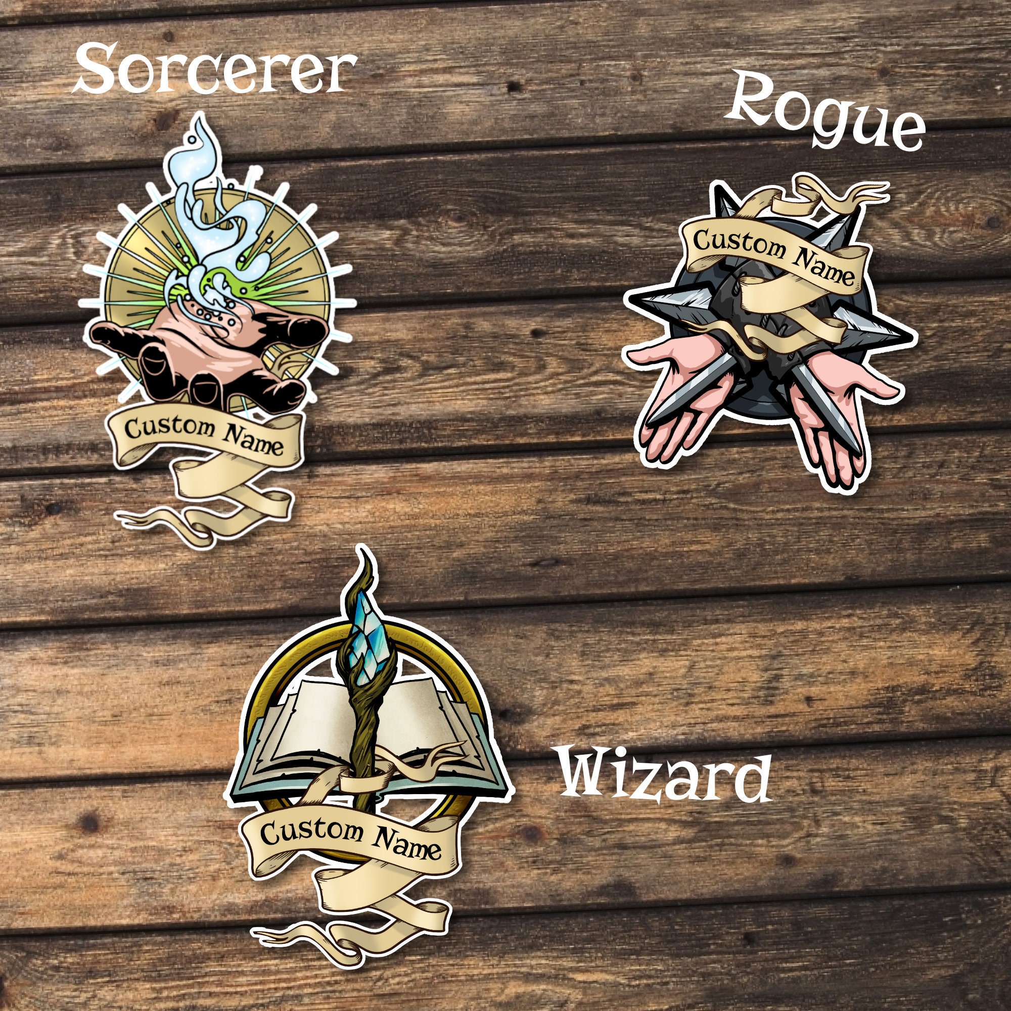 Customizable Character Class Emblems Dungeons & Dragons - Etsy UK