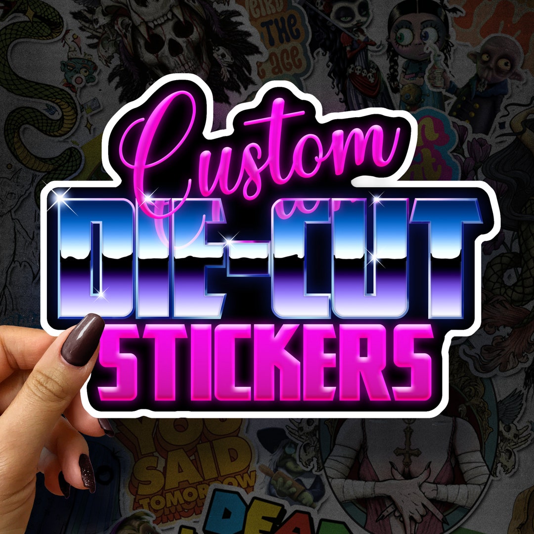 Custom Vinyl Stickers: Die-cut Waterproof Decals, Business Logos ...
