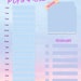 BLUE Printable/digital Daily Planner - Etsy