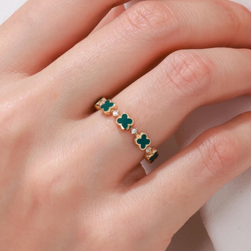 Clover Ring - Etsy