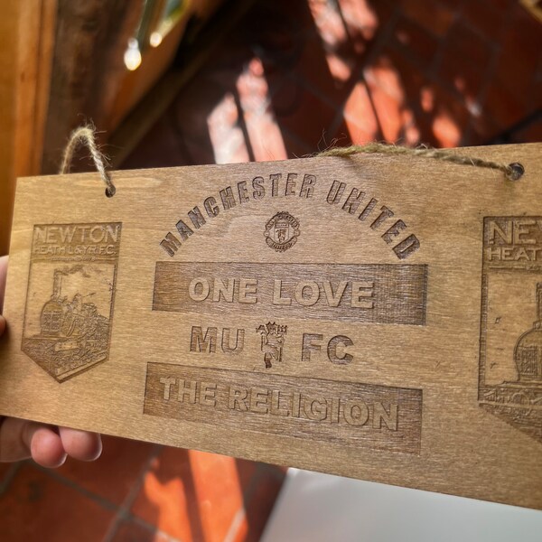 Manchester United Sign - Etsy