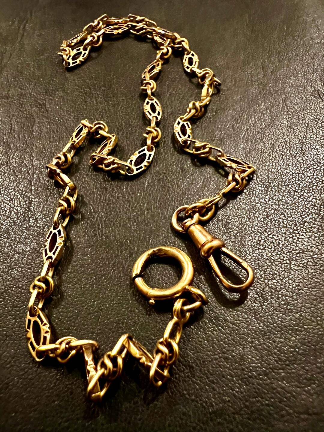 Victorian Watch Chain Necklace/ Victorian Watch Chain/ Pocket - Etsy