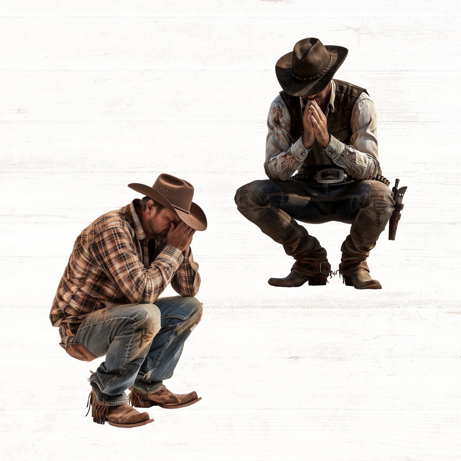 Praying Cowboys PNG, Praying Men Clipart, Christian PNG, Digital ...