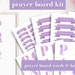 Purple Prayer Board Printable, Prayer Cards, Christian Prayer Wall ...