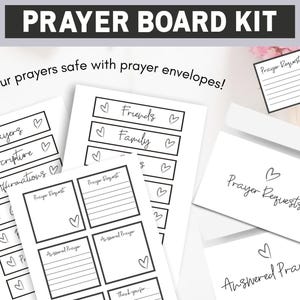 Prayer Board Kit 2026, Printable Prayer Board Stater Kit, Prayer ...