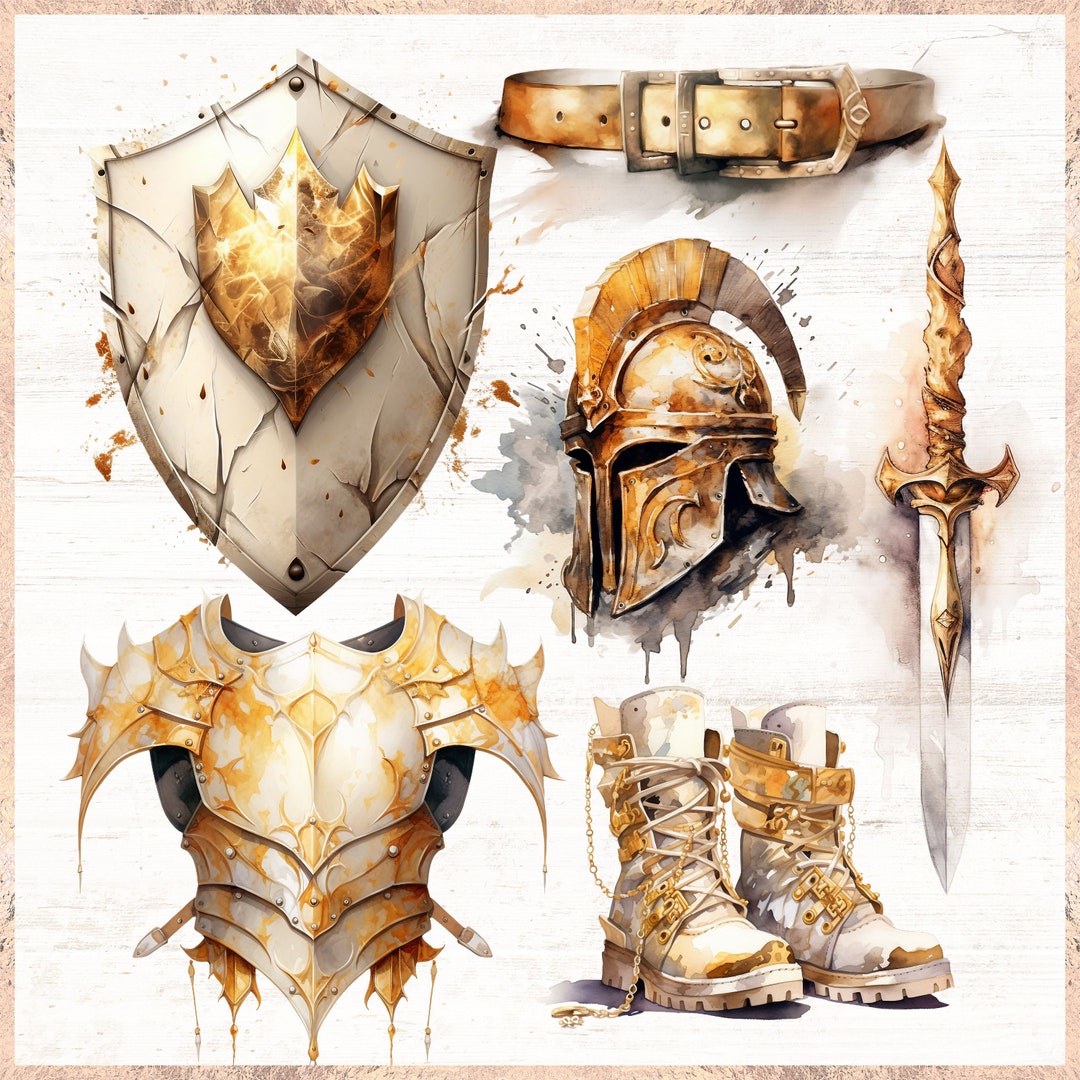 Armor of God Clip Art, Full Armor of God Pngs, Ephesians 6, Christian ...