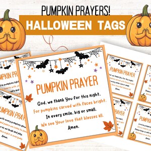 Christian Halloween Tags, Kids Halloween Prayer Labels, Kids Church ...